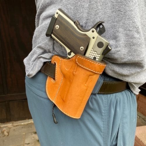 Texas Ranger Gun Holster - Comfort Belt Scabbard - BH4L