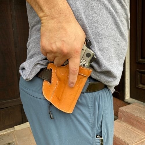 Texas Ranger Gun Holster - Comfort Belt Scabbard - BH4L