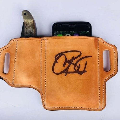 iPhone and Knife Leather Case - For all Models of iPhone