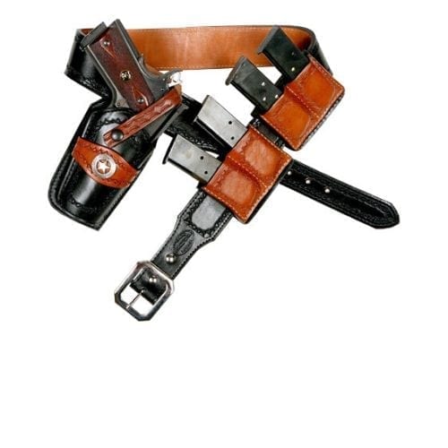 Exotic Leather Semi-Auto Rigs - Black Hills Leather
